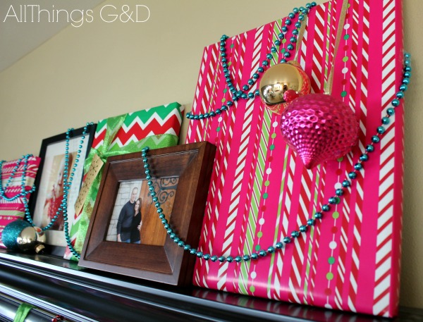 Gift Wrapped Picture Frames - All Things G&D